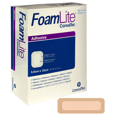 ConvaTec 421563 - Foam Dressing FoamLite™ 2 X 4-4/5 Inch Rectangle ...