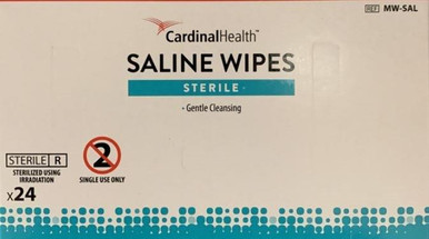 Cardinal Health MW-SAL - Cardinal Health Saline Wipes - Medical Mega