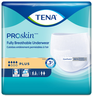 Essity 72634 - TENA ProSkin Plus Protective Underwear, X-Large 55" - 66 ...
