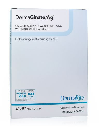 Dermarite 00530E - Silver Alginate Dressing DermaGinate/ Ag™ 12 Inch ...