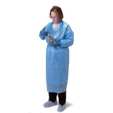 Cardinal Health CT5503 - ChemoPlus Poly-Coated Impervious Gowns Blue ...