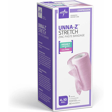 Medline NONUNNAS40 - Unna-Z Zinc Oxide Paste with Calamine Stretch ...