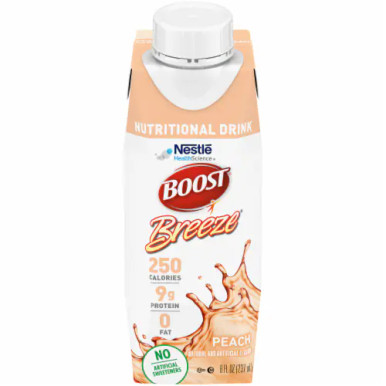 Nestle 4390023896 - BOOST BREEZE Nutritional Supplement, Peach Liquid ...