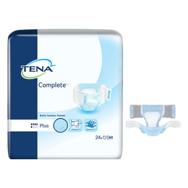 Essity 67340 - Unisex Adult Incontinence Brief TENA® Complete™ X-Large ...