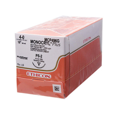 J & J Healthcare Systems MCP496G - Absorbable Antibacterial Suture with ...