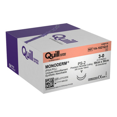Surgical Specialties YA-1021Q-0 - Absorbable Suture with Needle Quill ...