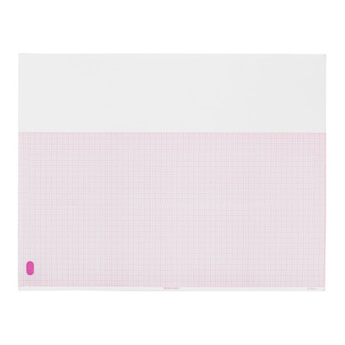 Precision Charts M3707A - Recording Chart Paper Philips Z-Fold Red Grid ...