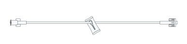 MPS Medical EG-014-01 - IV Extension Set Mini Bore 15 Inch Tubing With ...