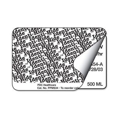 PDC Healthcare PPMS34 - Pre-Printed Label pdc® Identi-Hide™ Chart Tab ...