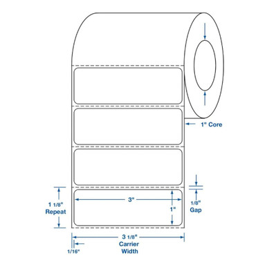 Medline DTL893 - Blank Label Centurion® Laboratory Use White Paper 1 X ...