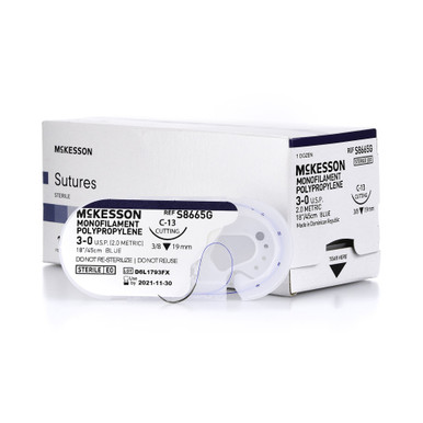 McKesson S8665G - Nonabsorbable Suture with Needle McKesson ...