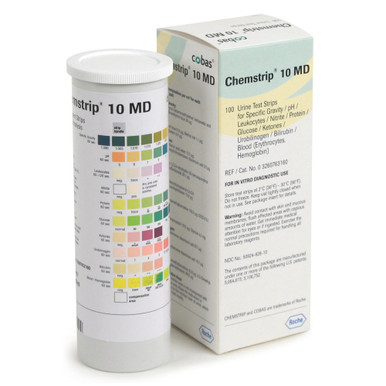 Roche 03260763160 - Urinalysis Reagent Chemstrip® Bilirubin, Blood ...