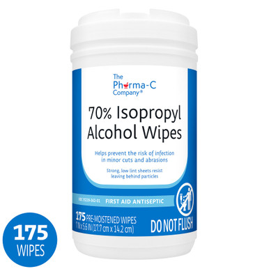Kleen Test Products 63-10413 - Antiseptic Skin Wipe Isopropyl Alcohol ...