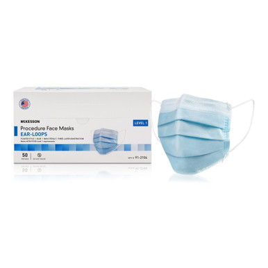 McKesson 91-2104 - Procedure Mask McKesson ASTM Level 1 Earloops One ...