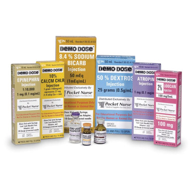 Nasco Healthcare PN01258 - Clinical Training Medication Pack Demo Dose ...