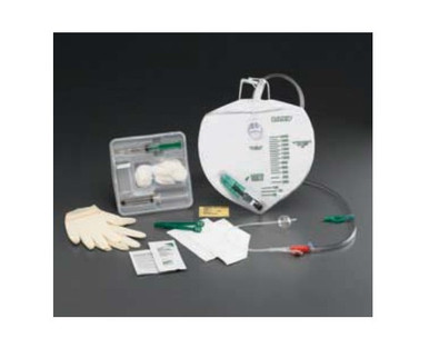 Advance Lubrisil Indwelling Catheter Tray Foley 18 Fr 5 cc Balloon, PVC ...