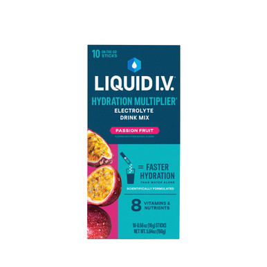 Liquid IV Electrolyte Drink Mix + Immune Support , Mango Passionfruit ...