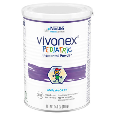 VIVONEX Pediatric Powder, Unflavored, 14.1 Oz. (400g) - Medical Mega