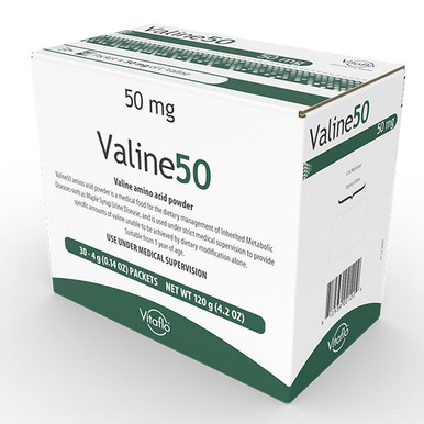 Valine50 Amino Acid Supplement, 4g Packet - Medical Mega