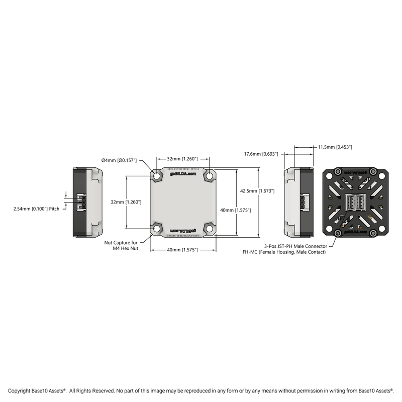 RGB Indicator Light (PWM Controlled) - goBILDA®