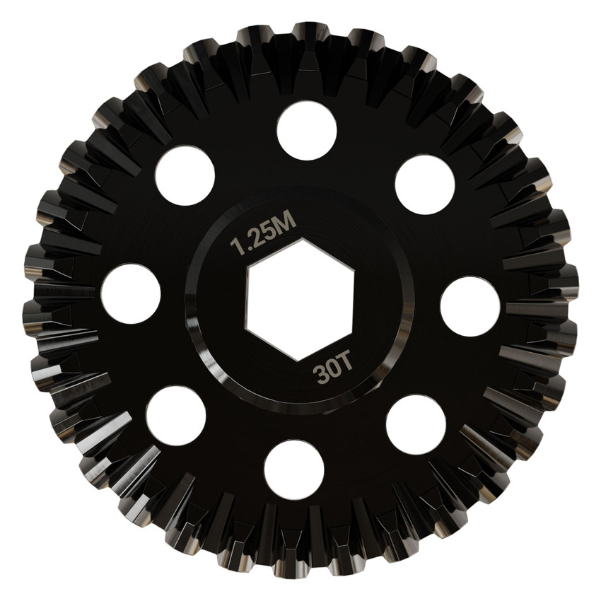 2315 Series, Steel Miter Gear (MOD 1.25, Set-Screw, 8mm REX™ Bore, 30 ...