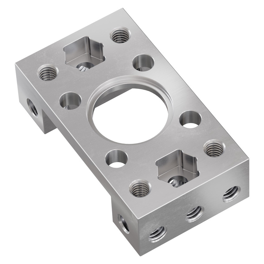 1201 Series Quad Block Pattern Mount (24-1) - goBILDA®