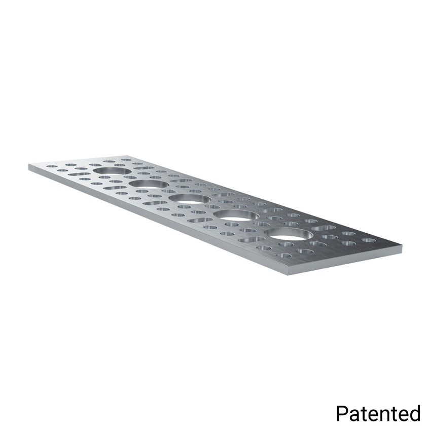 1123 Series Pattern Plate (1 x 5 Hole, 43 x 144mm) - goBILDA®