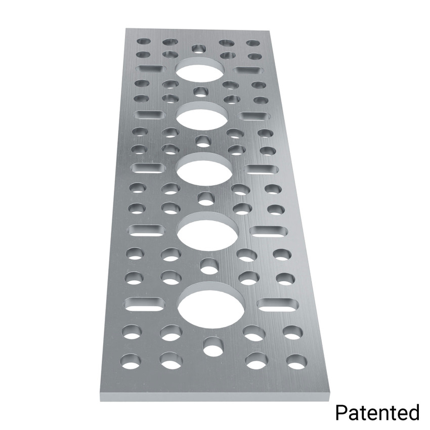 1123 Series Pattern Plate (1 x 5 Hole, 43 x 144mm) - goBILDA®