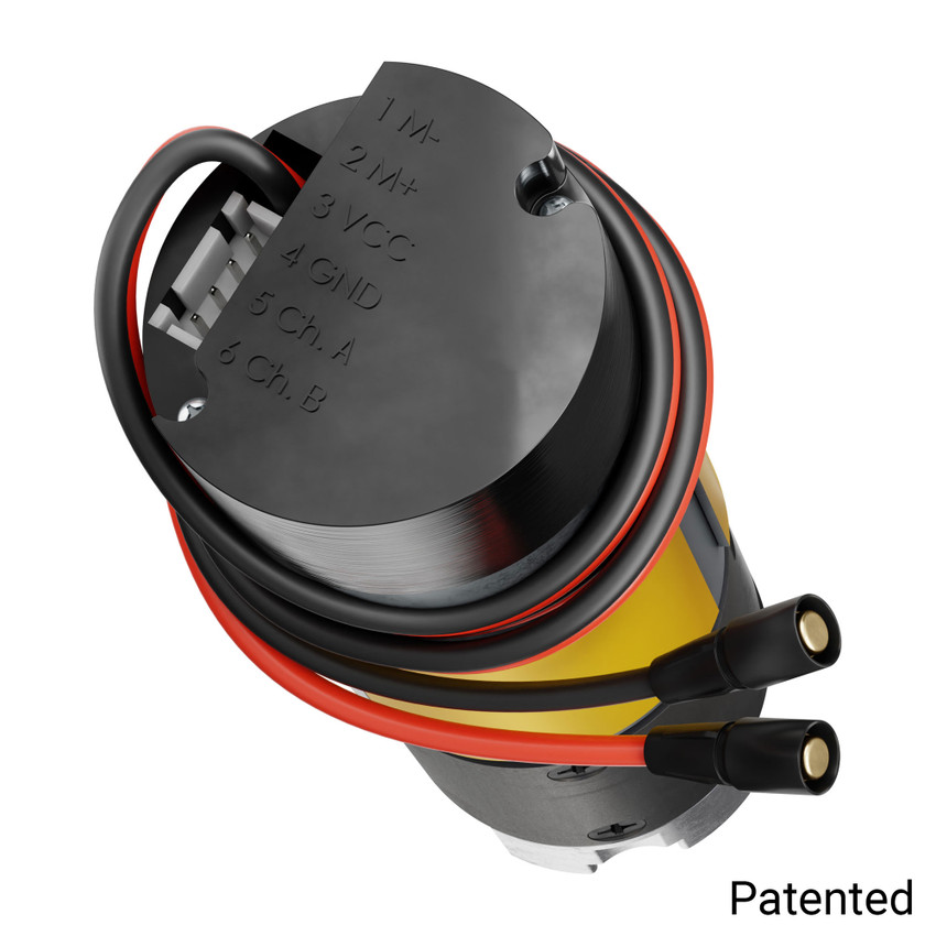5202 Series Yellow Jacket Planetary Gear Motor (19.2:1 Ratio, 24mm ...