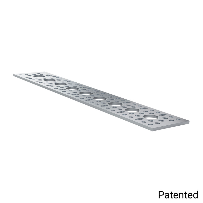 1123 Series Pattern Plate (1 x 9 Hole, 43 x 240mm) - goBILDA®