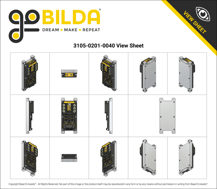 2x40A Motor Controller - goBILDA®