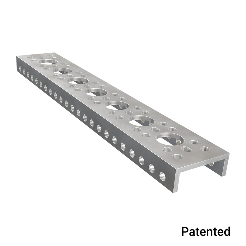 1143 Series Mini Low-Side U-Channel (7 Hole, 192mm Length) - goBILDA®