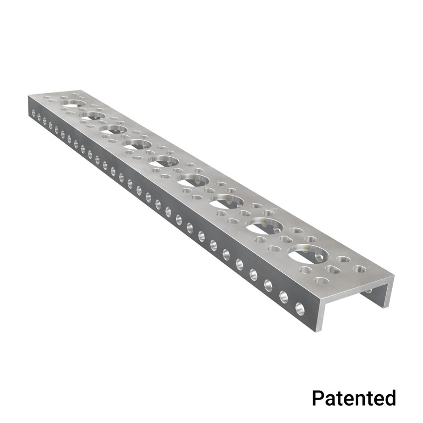 1143 Series Mini Low-Side U-Channel (9 Hole, 240mm Length) - goBILDA®