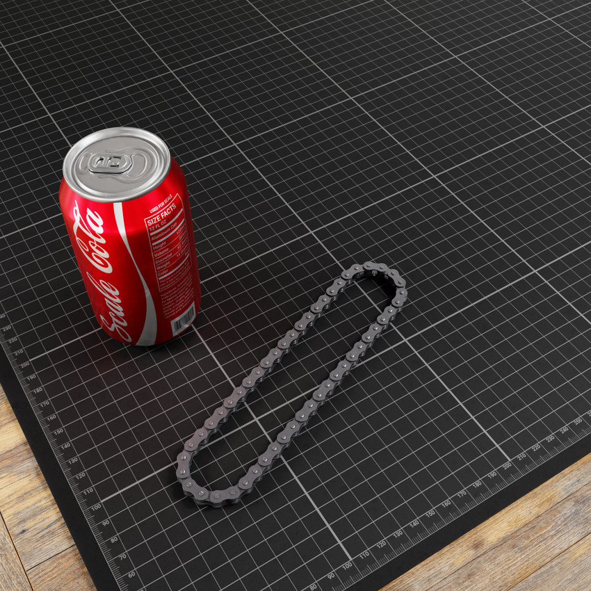 8mm Pitch Steel Chain Loop (50 Links, 400mm Pitch Length) - goBILDA®