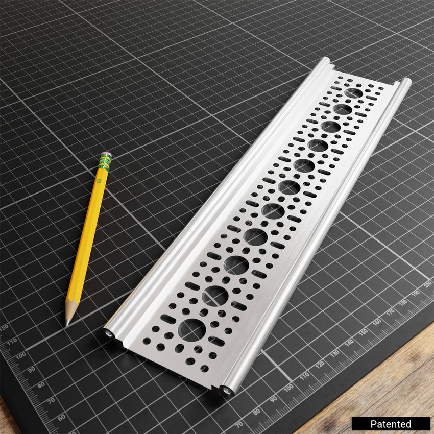 1122 Series Rail-Channel (11 Hole, 288mm Length) - goBILDA®