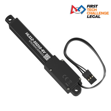 Hitec Linear Servo (50mm Stroke, 7.5mm/sec, 12.4kg Thrust) - goBILDA®