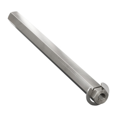 8mm REX® Shaft with E-Clip (Stainless Steel, 104mm Length) - goBILDA®