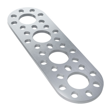1105 Series Round-End Pattern Plate (4 Hole, 104mm Length) - goBILDA®