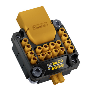XT30 Power Distribution Board (XT90 Input, 8 x XT30 Outputs) - goBILDA®