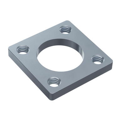 16mm Square Pattern Steel Threaded Plate - 2 Pack - goBILDA®