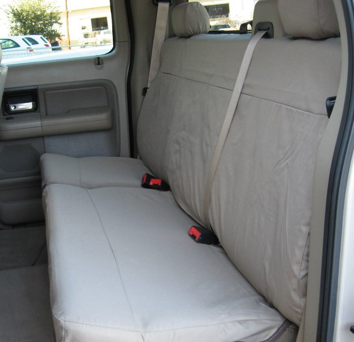 F366 2004-2008 Ford F150 Rear Solid Back 60/40 Split Bottom Seat with ...