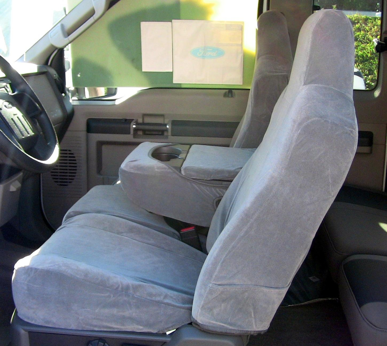 F58 2002-2010 Ford F250-F550 Super Duty Front 40/20/40 Split Bench Seat ...