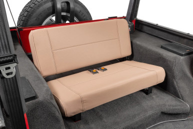 J1611 1979-1991 Jeep Wrangler CJ5 and CJ7 Rear Solid Bench Seat