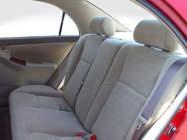 T710 2003 2004 Toyota Corolla Le Exact Fit Seat Covers Rear 40 60 Split Backrest with Solid Seat Bottom Bench