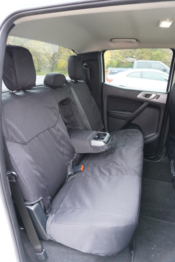 F576 2019-2022 Ford Ranger Rear Solid Bench With Fold Down Console With ...