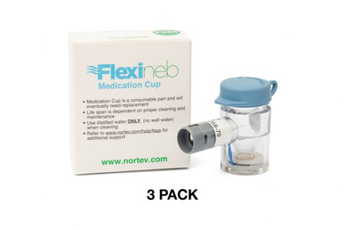 GREEN Medication Cup 3 Pack - Flexineb USA