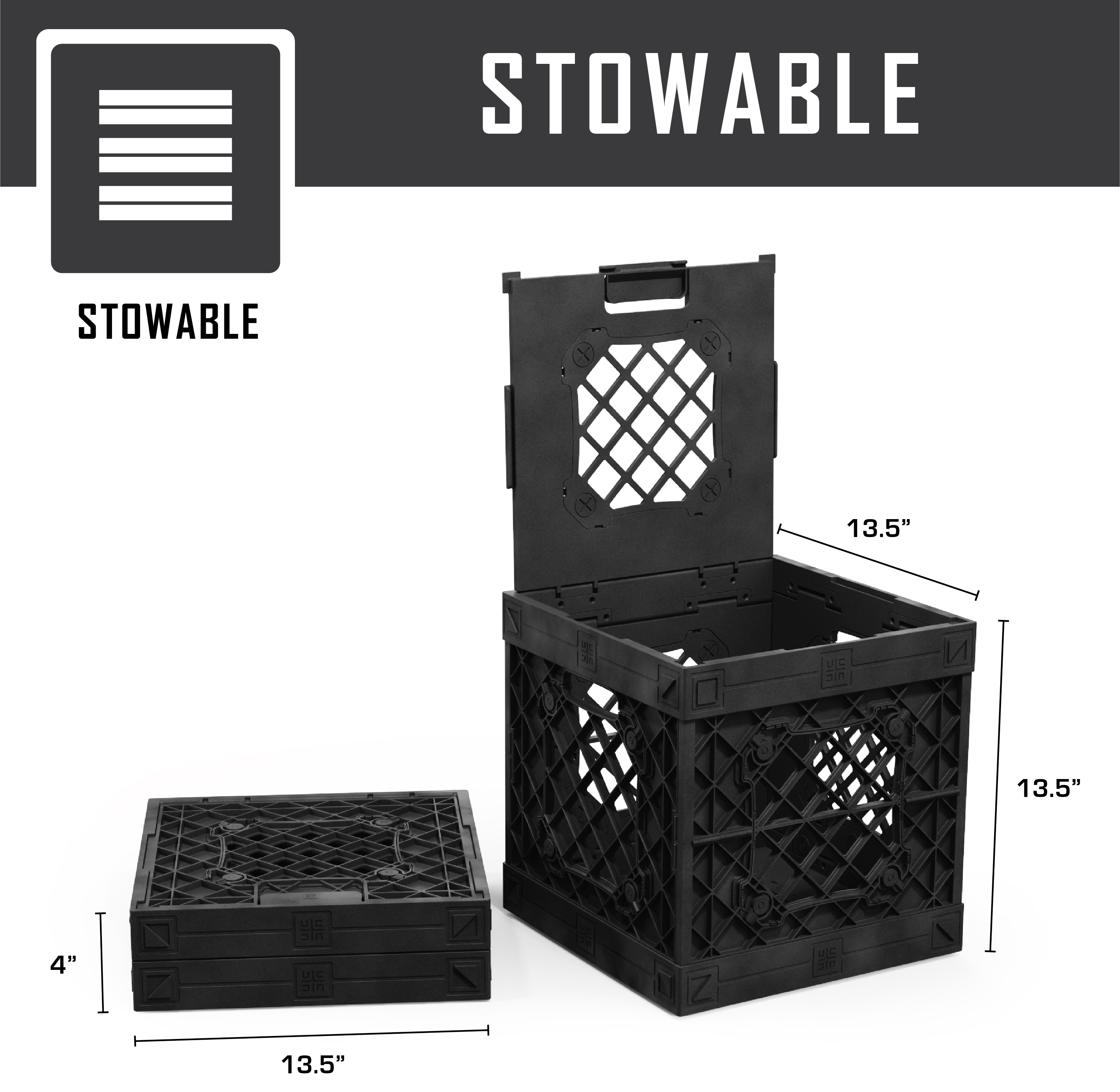 UbeCube™ System Feature: Stowable - UbeCube