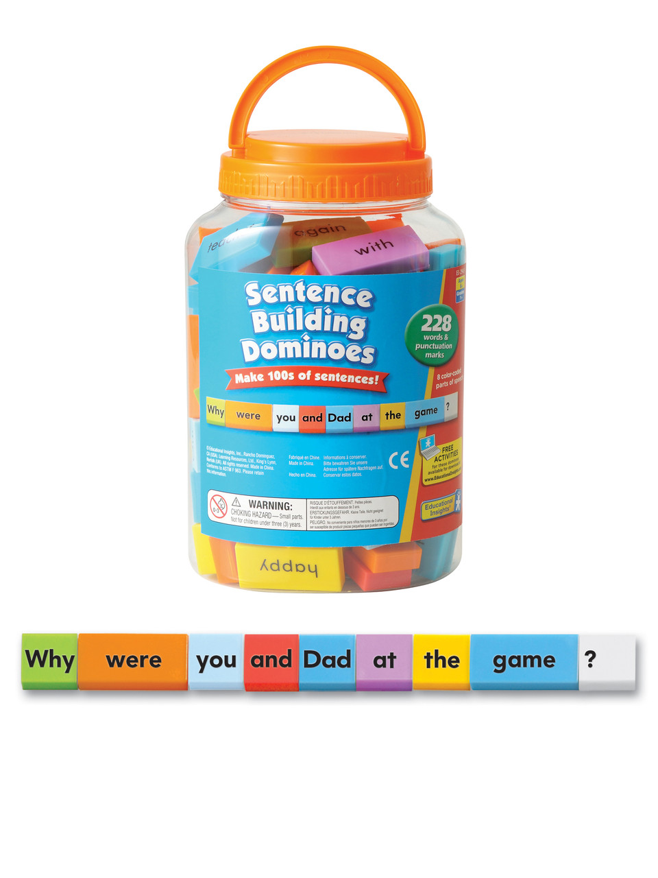 Sentence Building Dominoes - Every Educaid