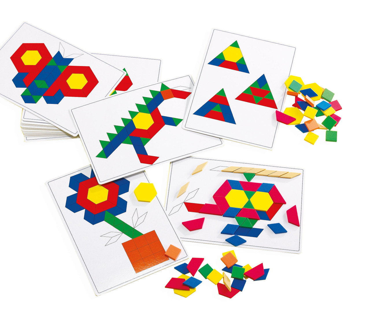 Basic Pattern Block Cards - Every Educaid