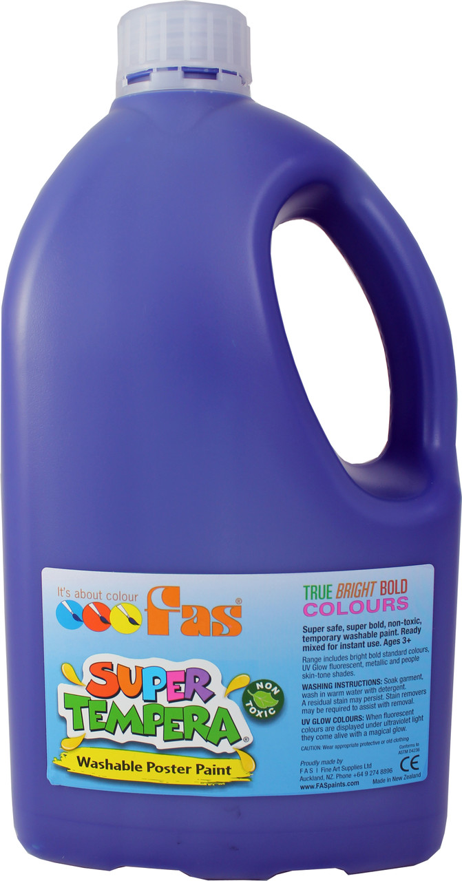 Super Tempera Purple Paint 2L - Every Educaid